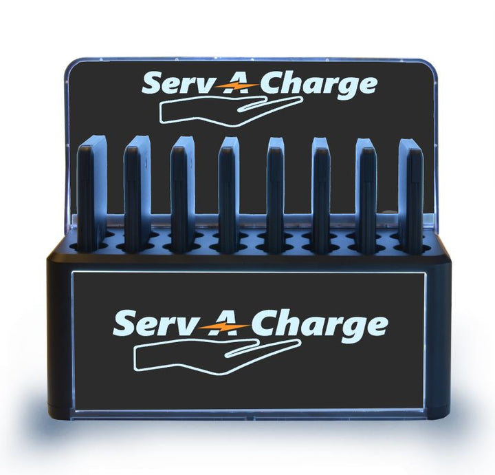 Charging Station with Portable Chargers – Serv-A-Charge